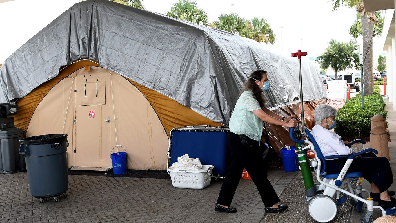 New Florida COVID hospitalization record as cases spike - Axios Tampa Bay