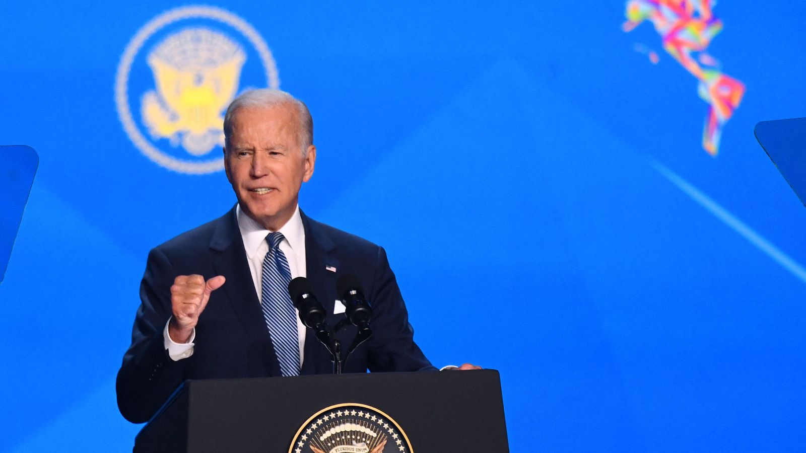 Biden at Summit of Americas warns democracy "under assault around the ...