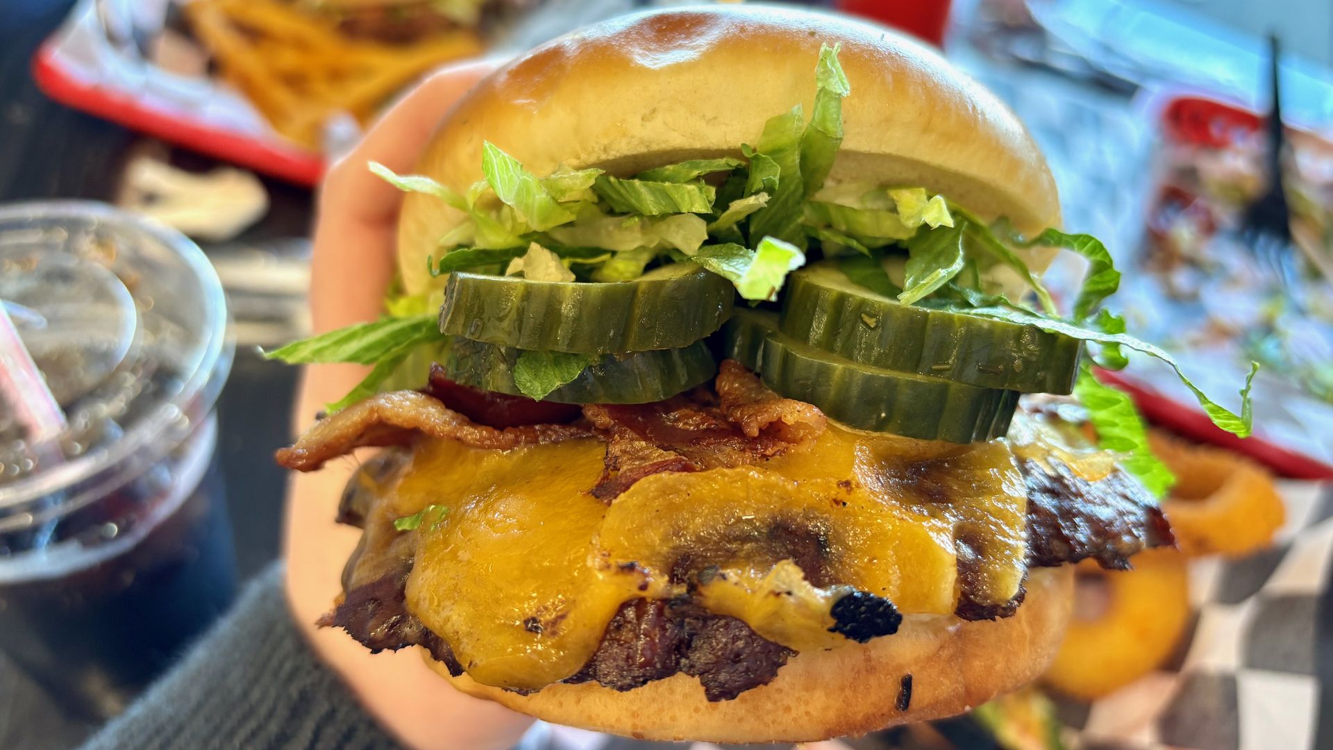 We tried the smash trend-inspired burgers at Stacked Burger Co. in ...