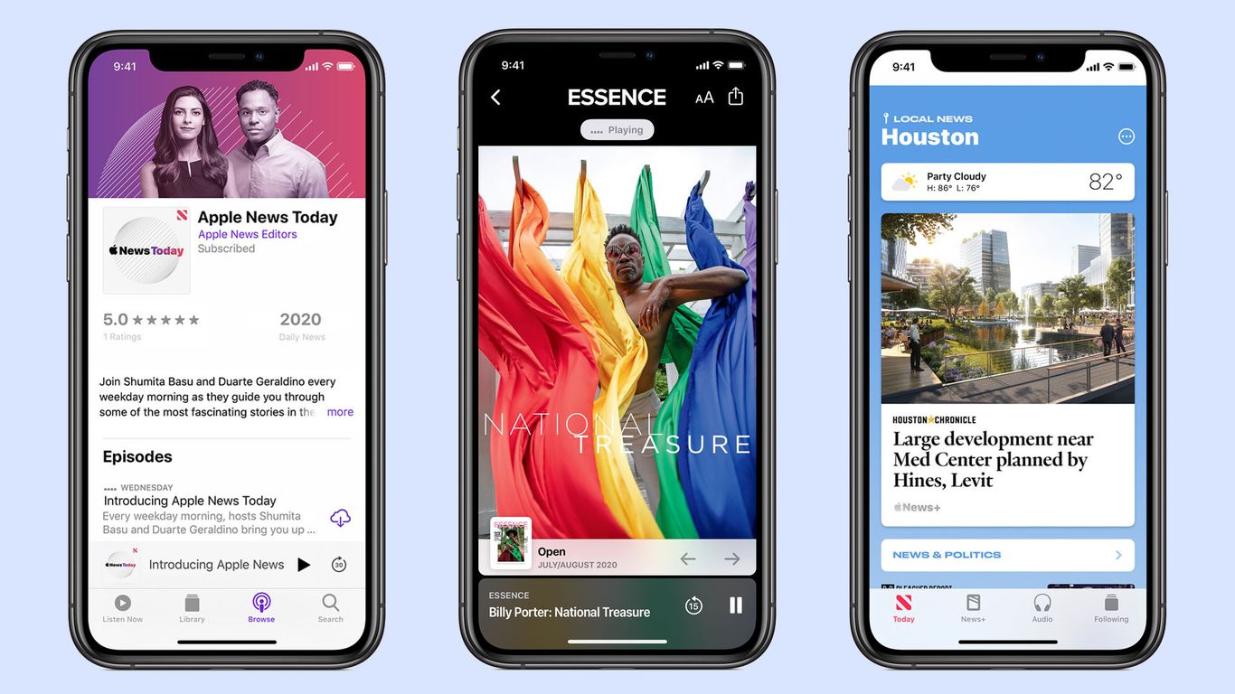 Apple adds audio to Apple News, along with in-house daily podcast
