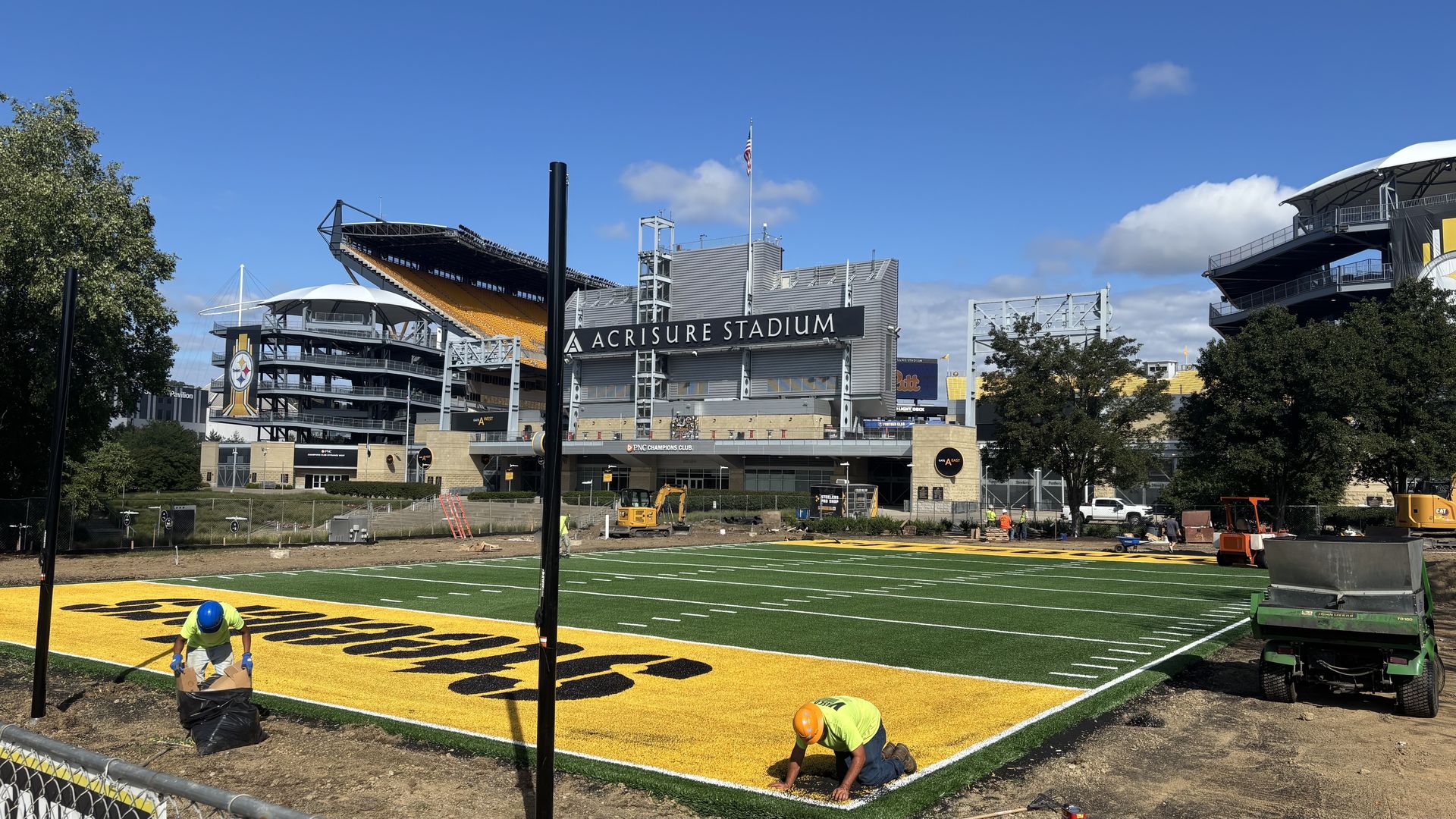 1 photo to go: Mini Steelers field - Axios Pittsburgh