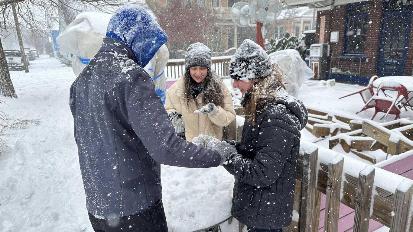 In photos: Historic snowstorm freezes New Orleans - Axios New Orleans