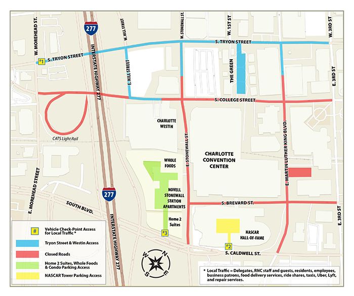 An unconventional convention: Finally, the RNC is in Charlotte. Kind of ...