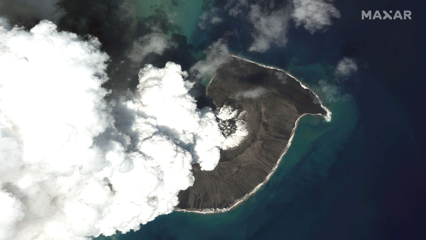 NASA: Tonga volcano exploded with force of 5-6 megatons of TNT equivalent