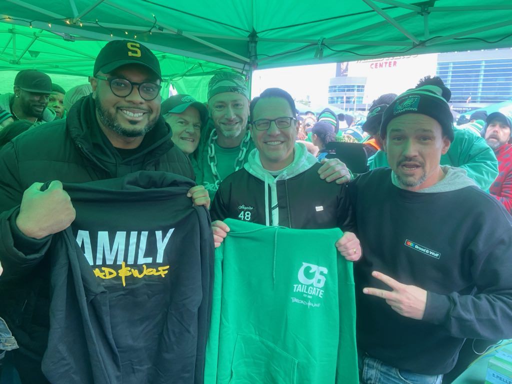 Eagles fans turned a small tailgate in C6 into a blow-out bash - Axios ...