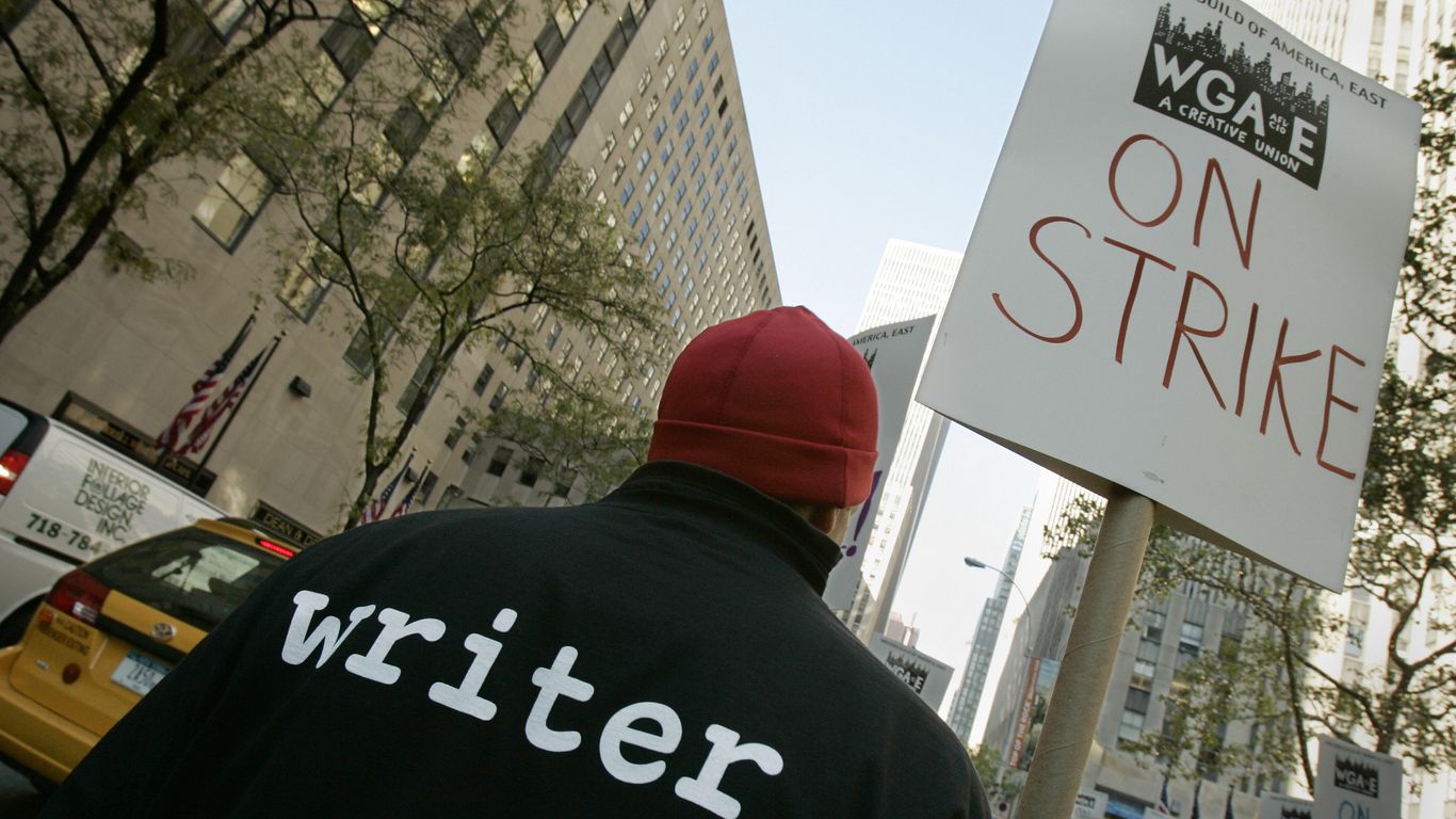 Hollywood writers go on strike
