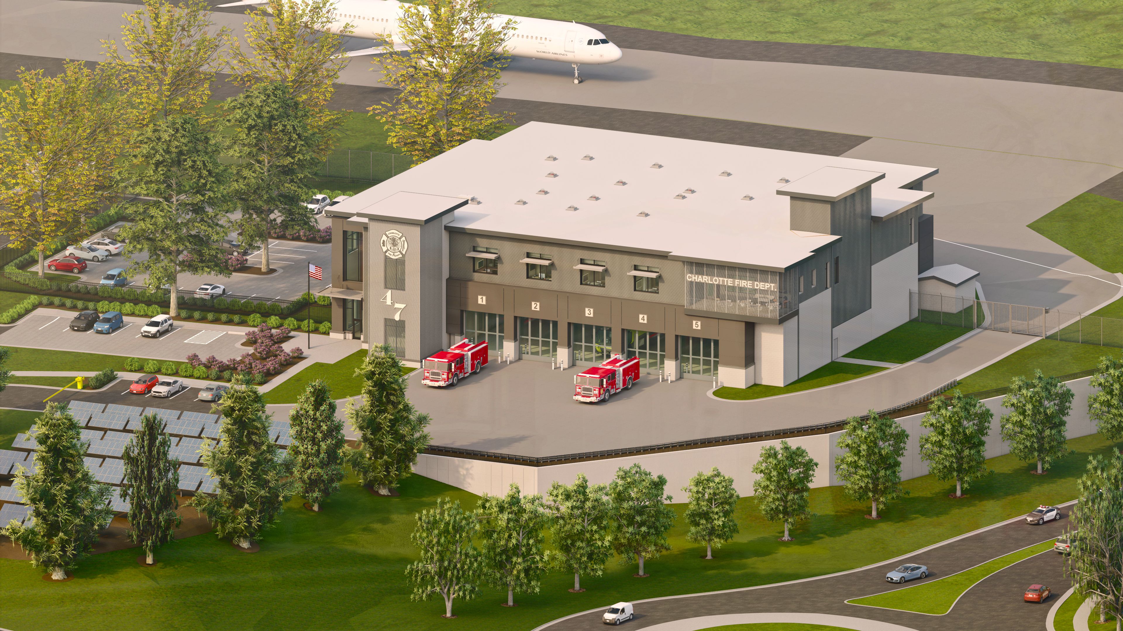 Charlotte airport expands with new runway, lounges and firehouse ...
