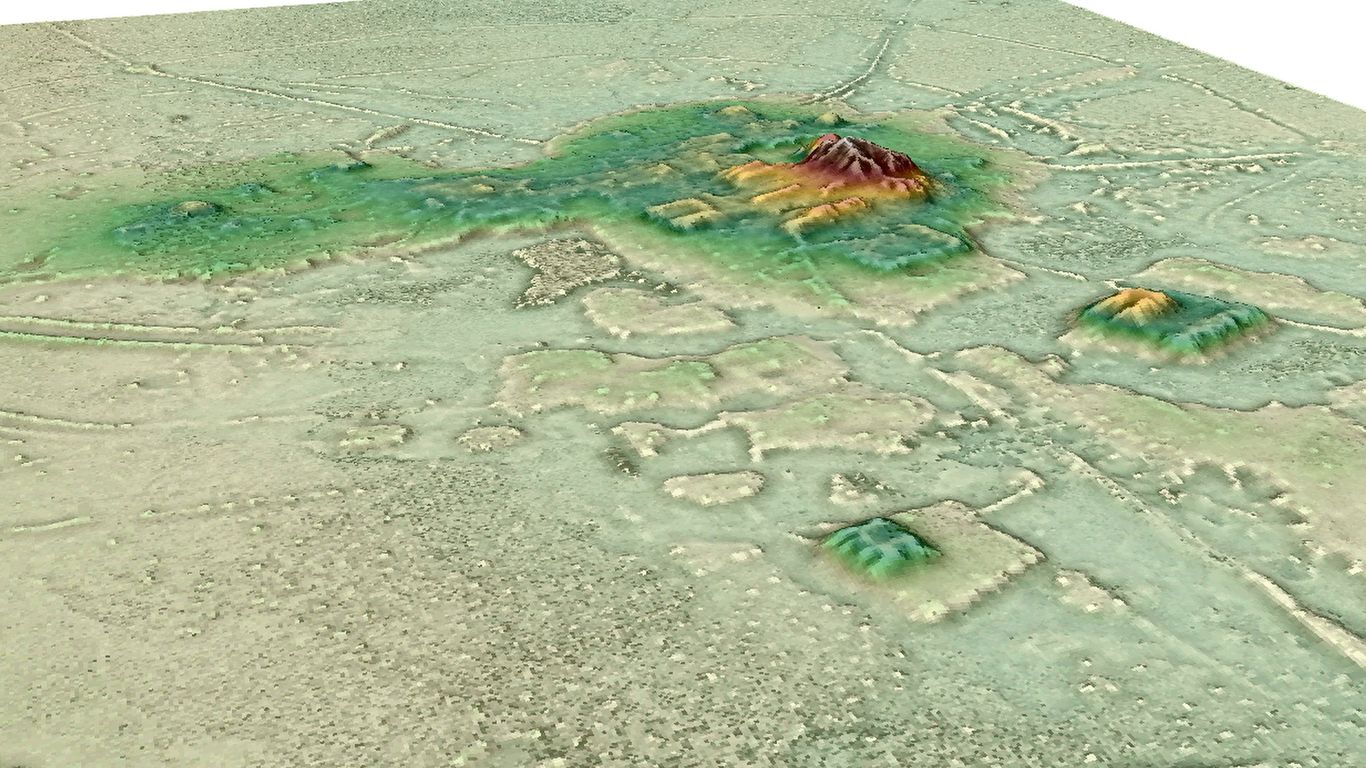 Ancient cities' pyramids and complex causeways discovered deep in the ...