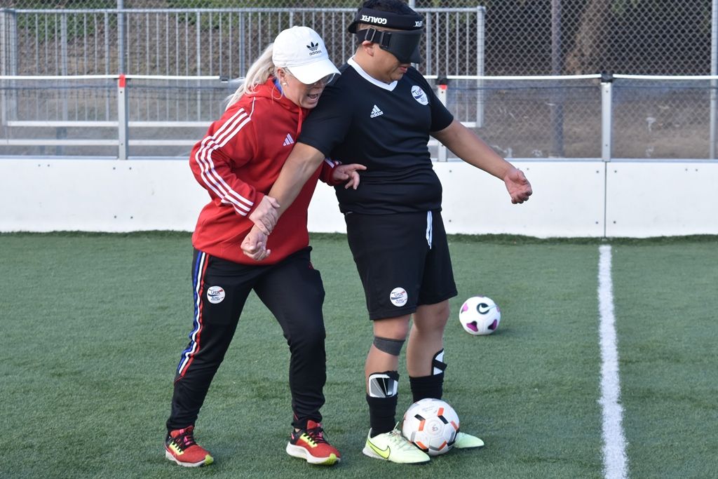 Columbus' blind soccer national team star, head coach - Axios Columbus