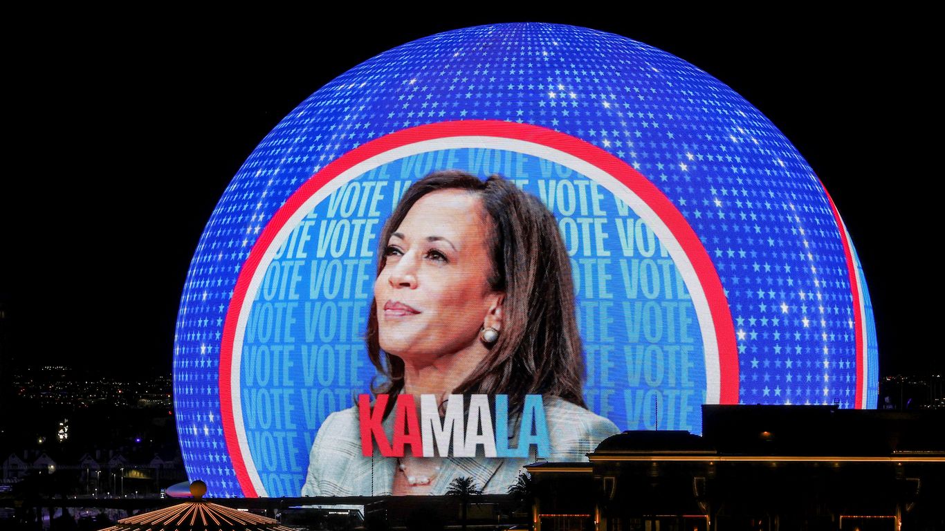 Harris campaign is the first to run ad on Las Vegas Sphere