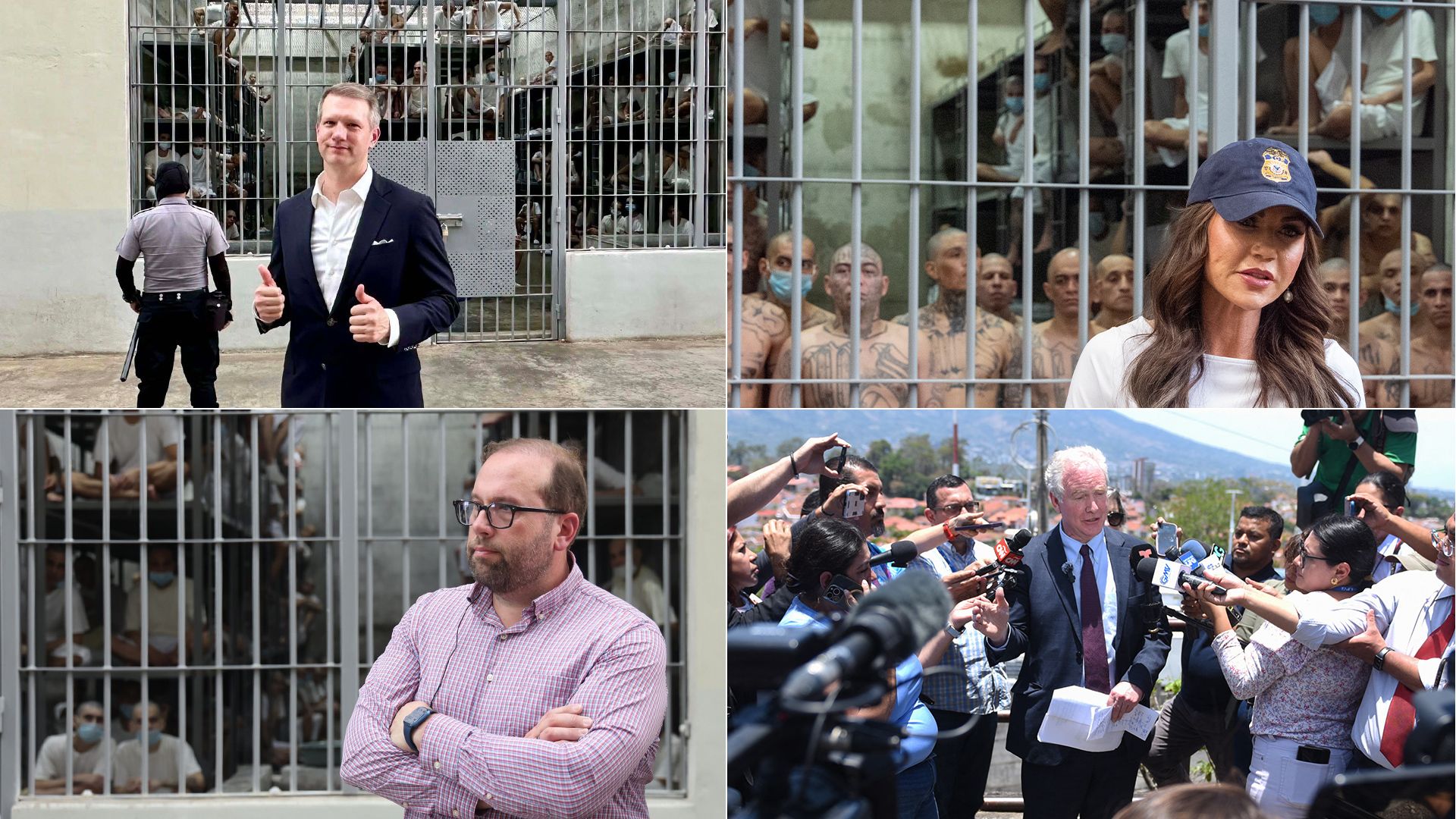 These are the lawmakers who have visited CECOT, El Salvador's mega-prison