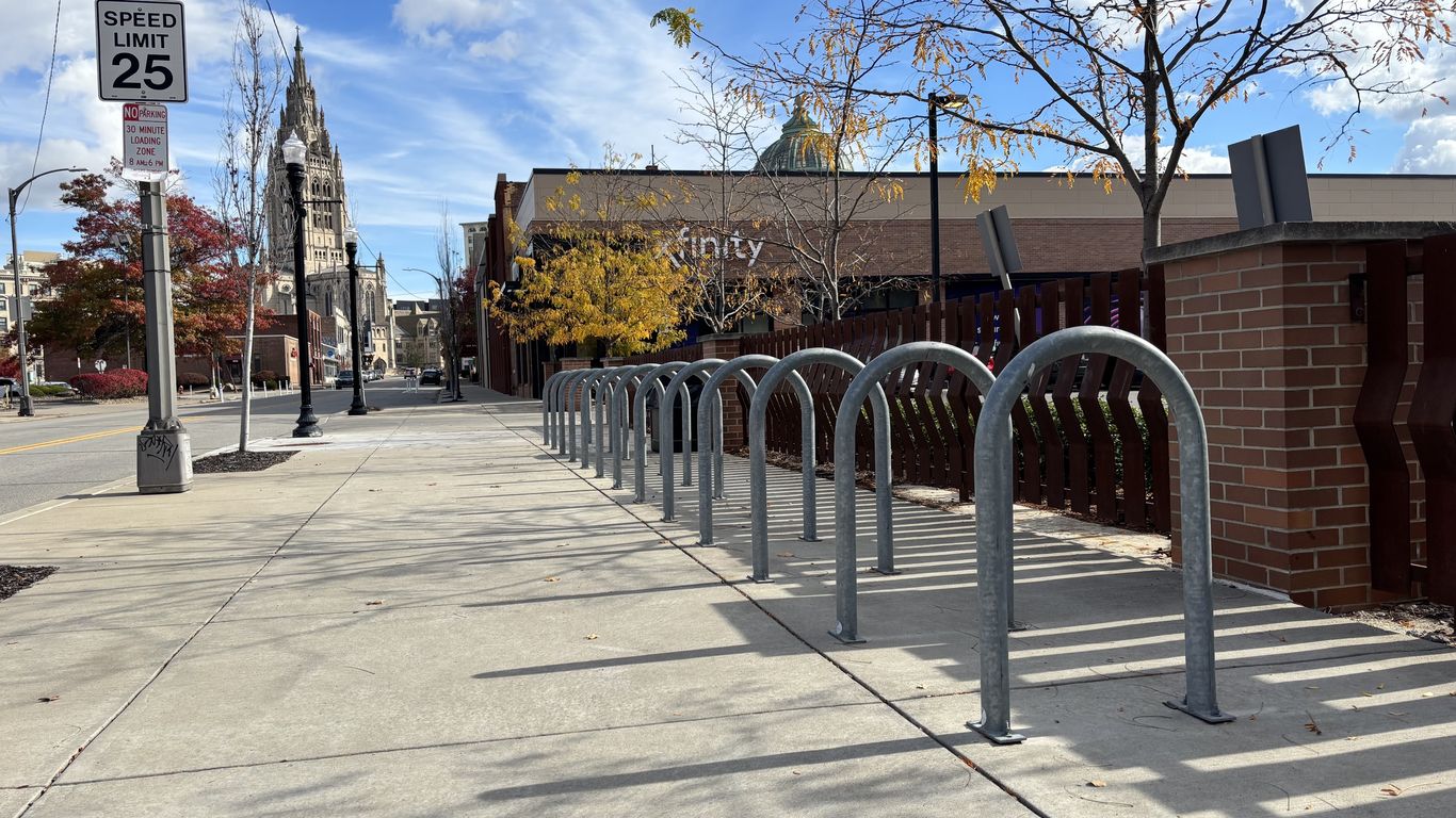 1 photo to go: Bike rack zoning - Axios Pittsburgh