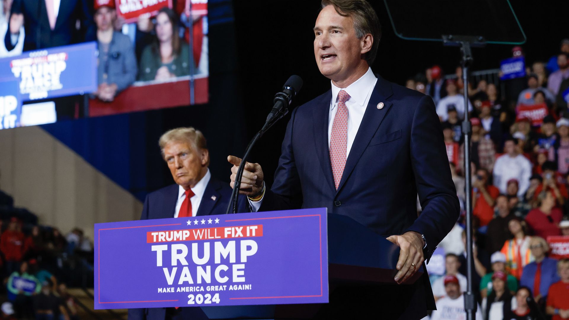 Glenn Youngkin wants Trump staffers to move to Virginia