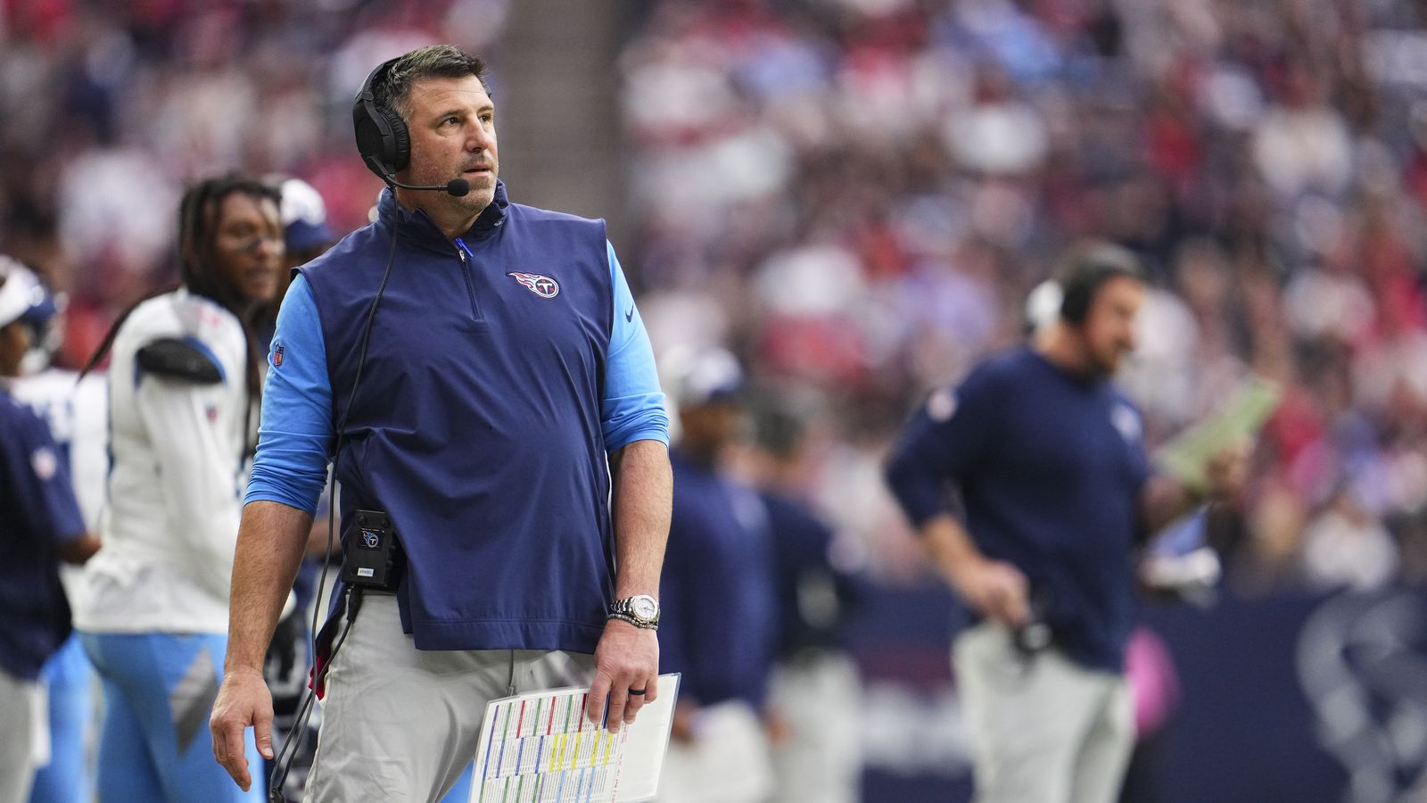 Titans wait for word on coach Mike Vrabel - Axios Nashville