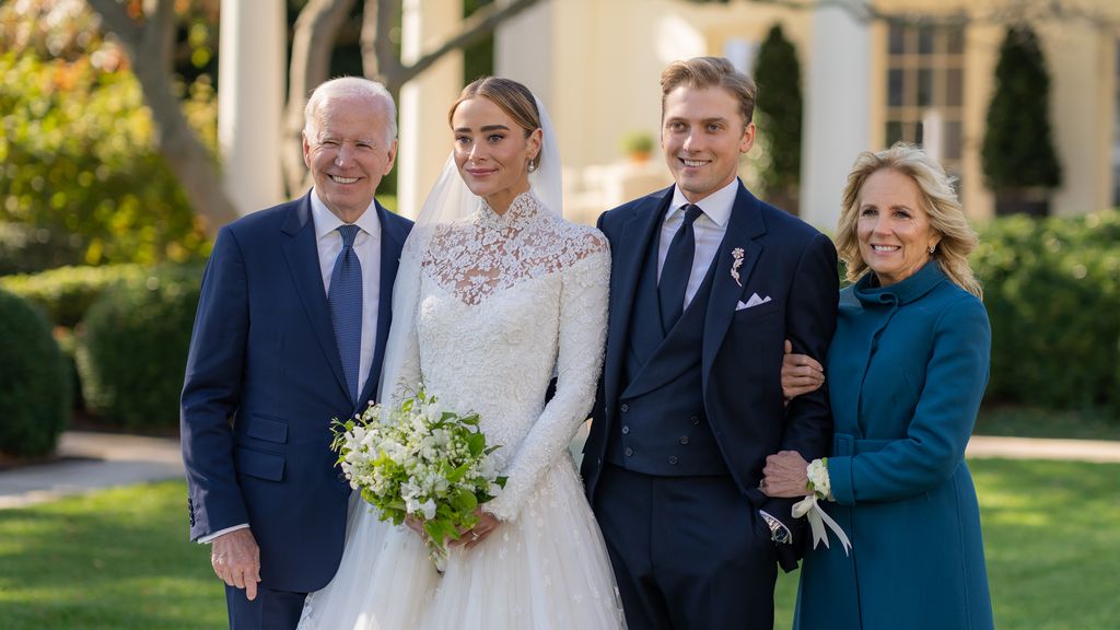 "Filled with pride," Bidens say of granddaughter's White House wedding