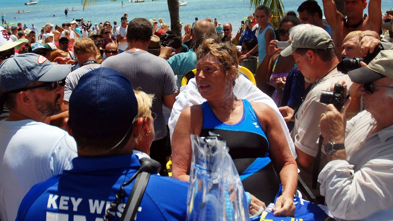 Swimmer Diana Nyad's past is questioned again on eve of film debut ...