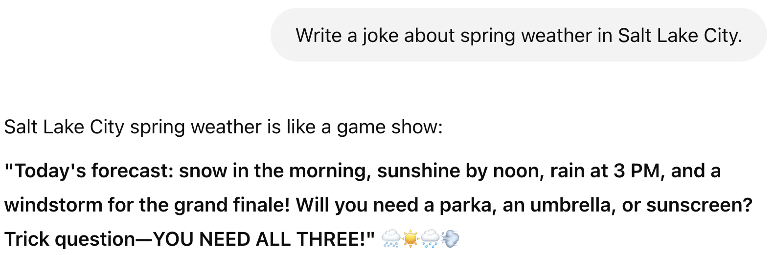 We asked ChatGPT to write jokes about Utah. Here are the yuks. - Axios ...