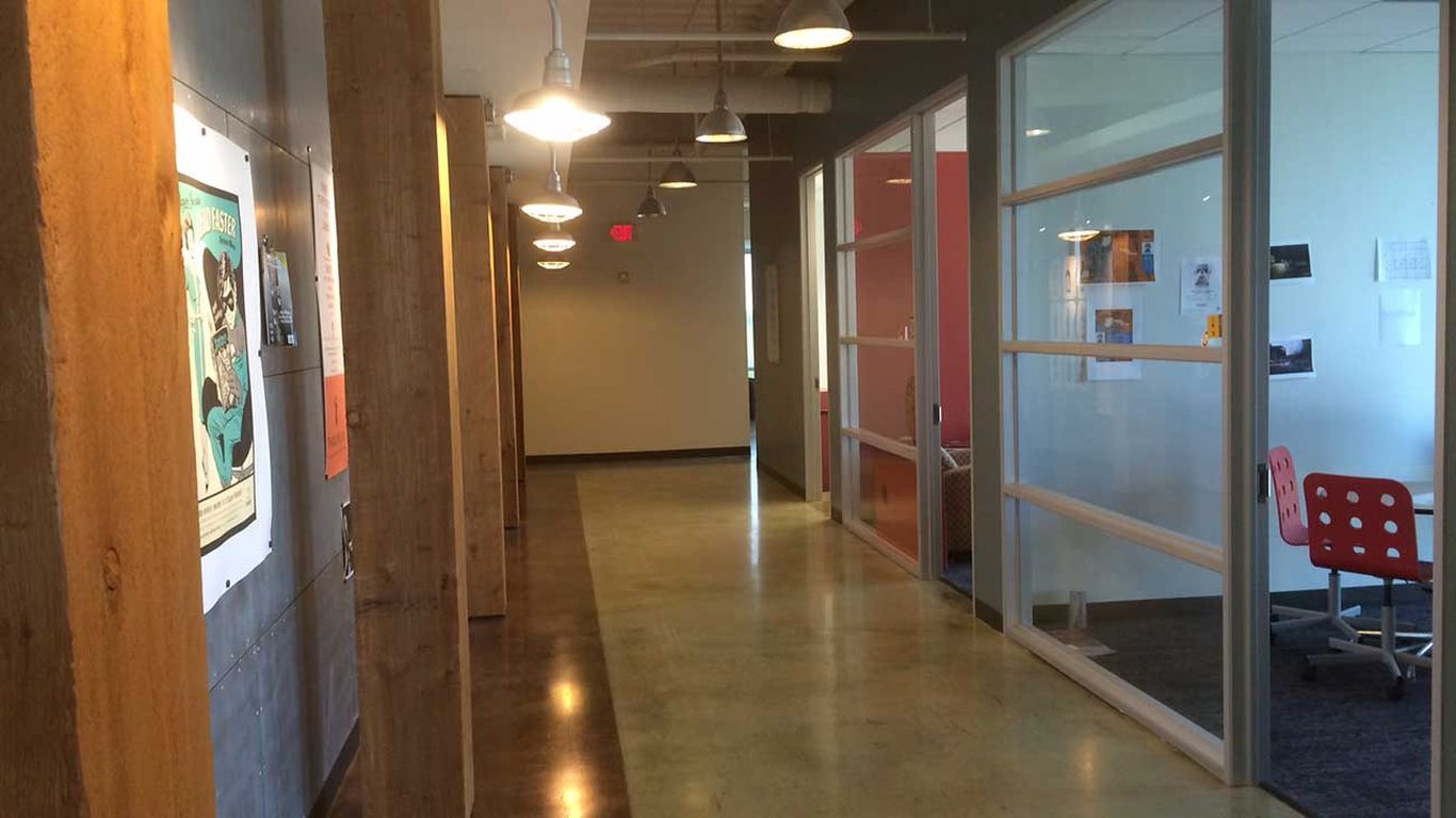 Ad agency Eric Mower + Associates has a Silver Lion in their office ...