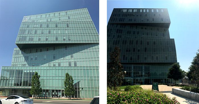 It’s that cool stacked building Uptown – take a tour of UNC Charlotte ...