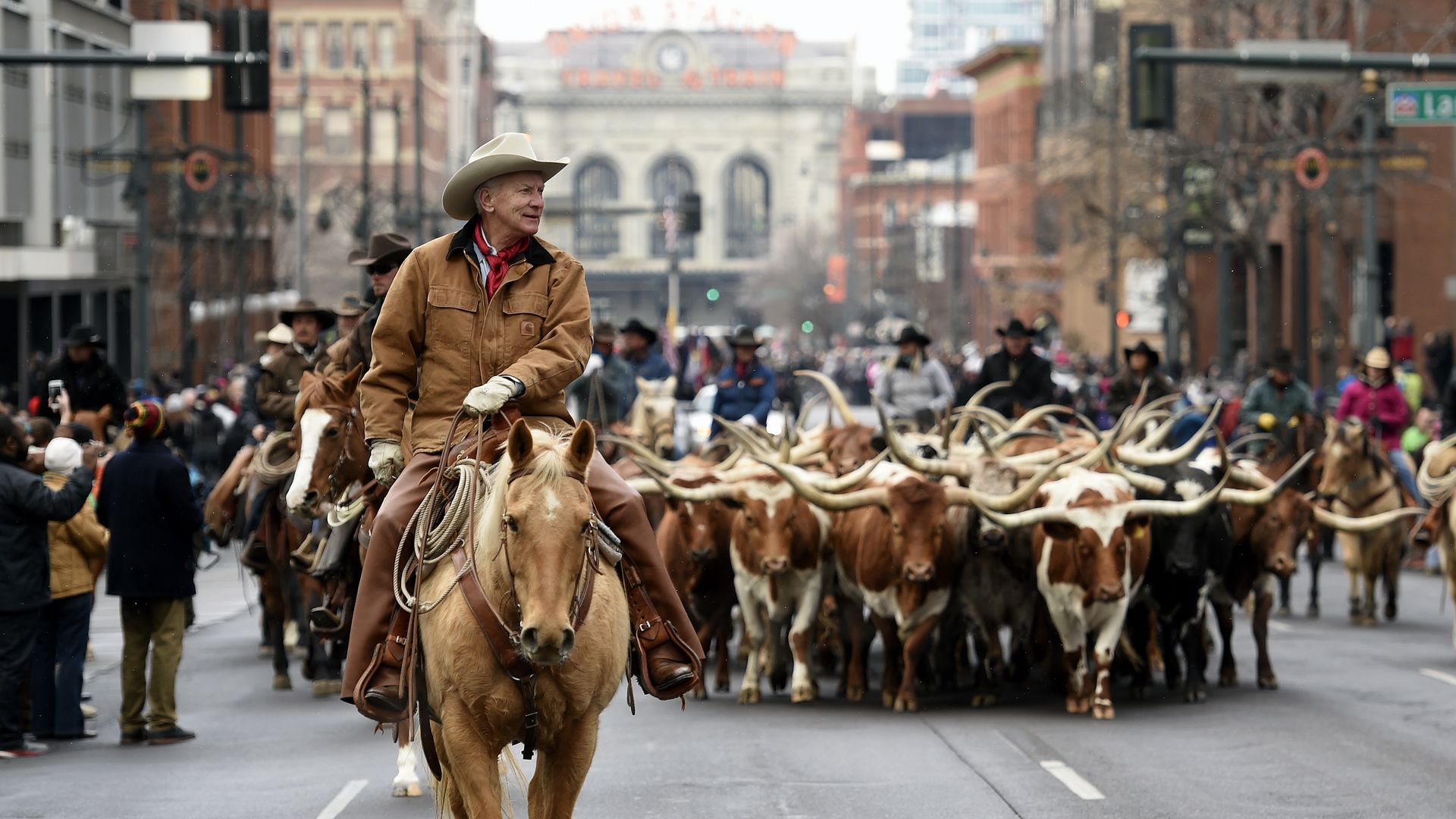 Saddle up for the Stock Show parade - Axios Denver