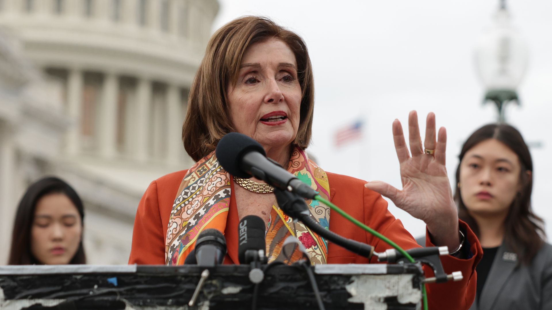 Nancy Pelosi gets hip replacement after fall in Luxembourg