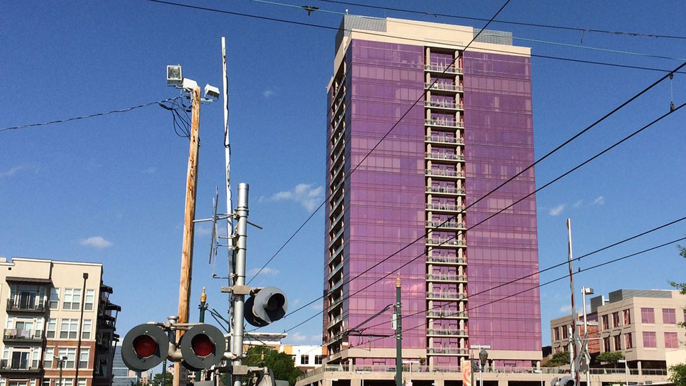Everyone who lives in South End’s pink building just got sued - Axios ...