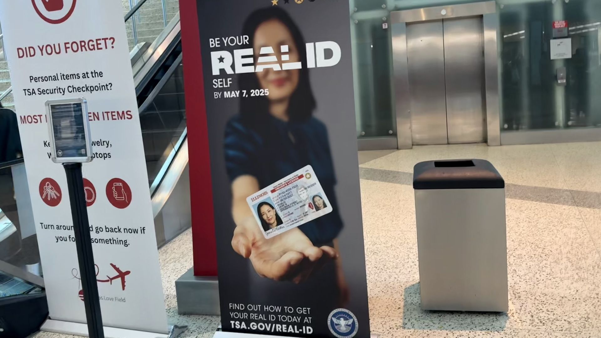 Real ID deadline is Wednesday, May 7 but you can show TSA a passport