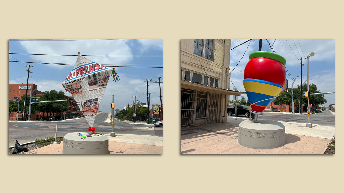 Childhood Latino memories inspire West Side San Antonio art - Axios San ...