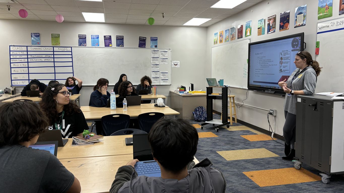 Charter school using grant to aim beyond college enrollment - Axios ...