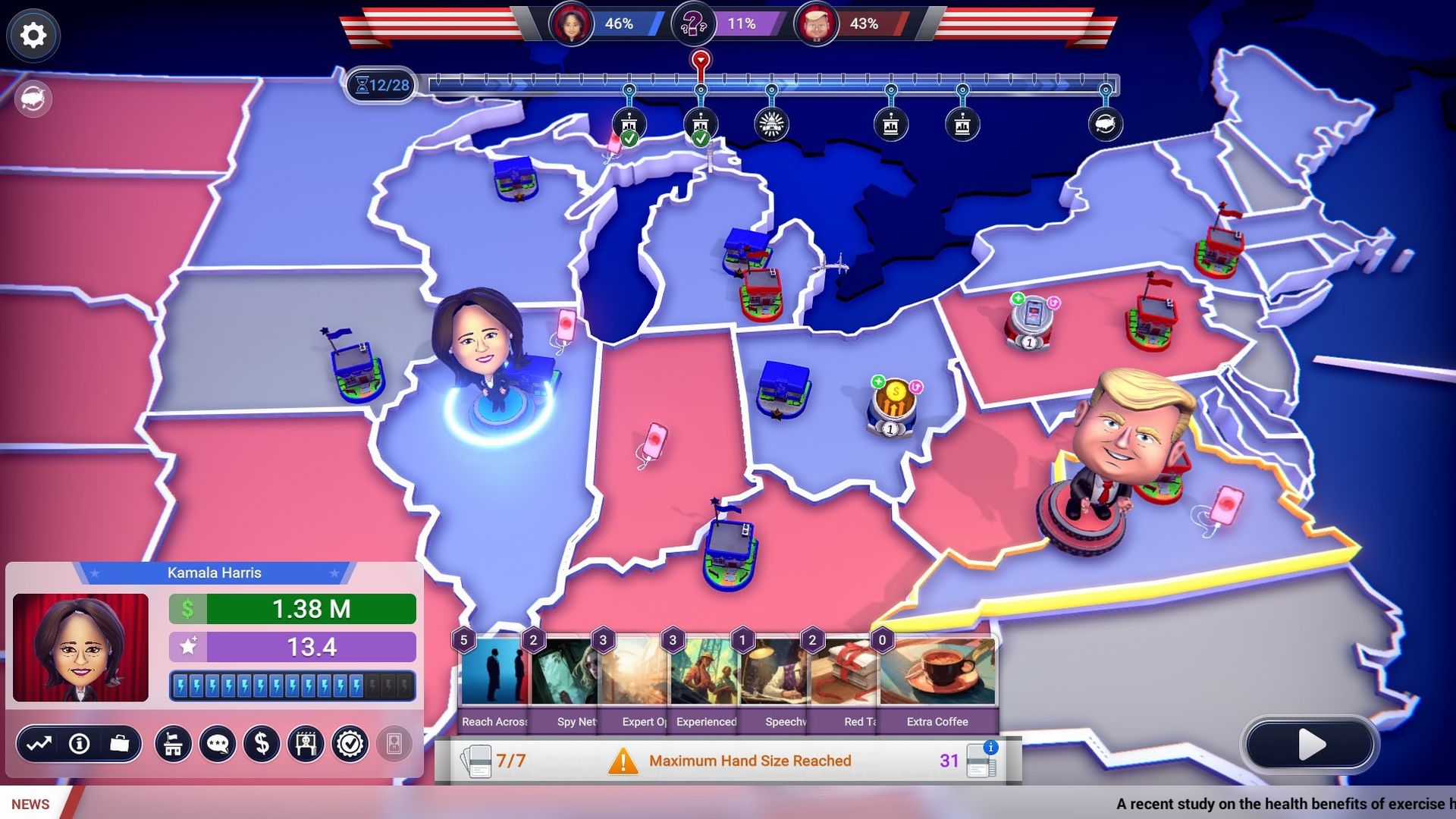 Presidential campaign game makes Kamala Harris pivot - Axios Detroit