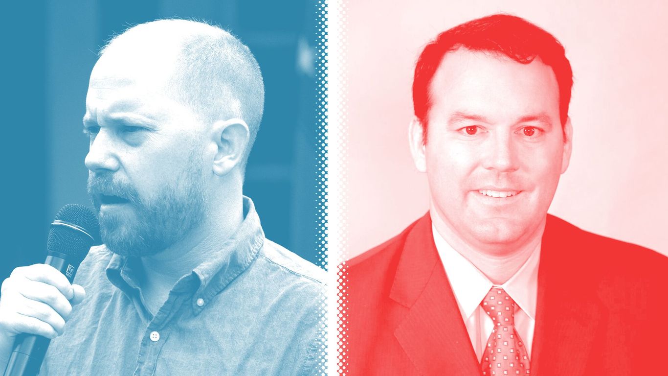 Trump-backed state Sen. Burt Jones takes on Dem. Charlie Bailey in ...