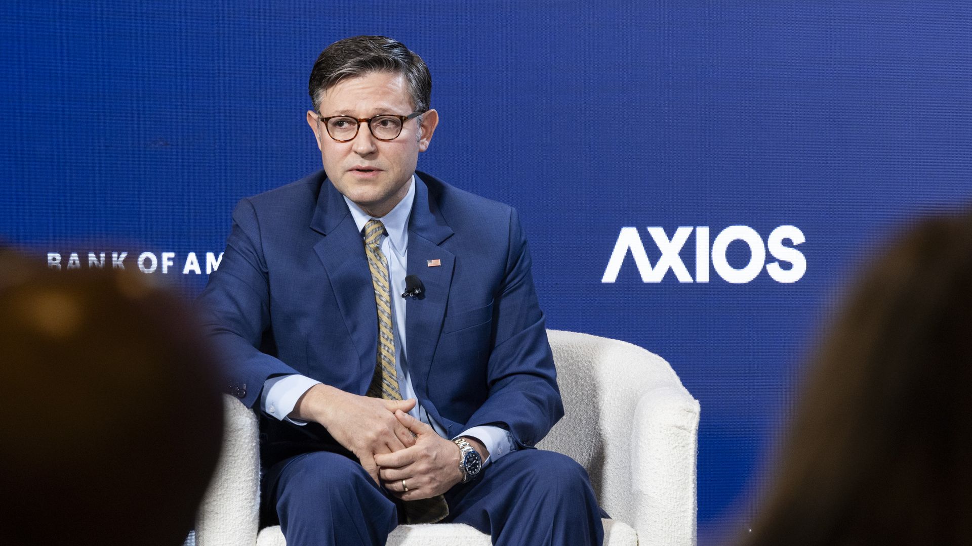 Top 4 moments from Speaker Johnson's Axios interview