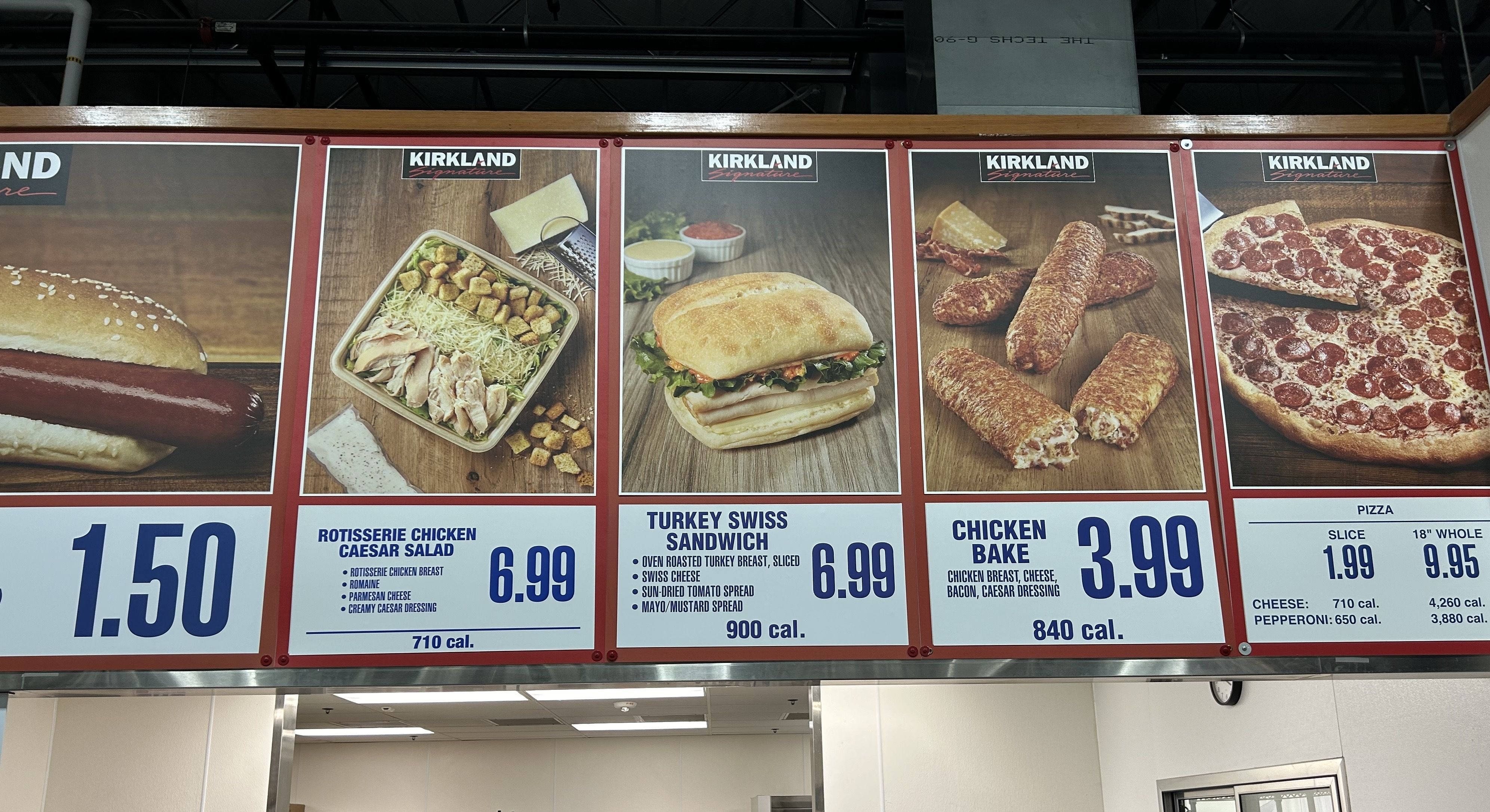 Costco Food Court Menu 2024