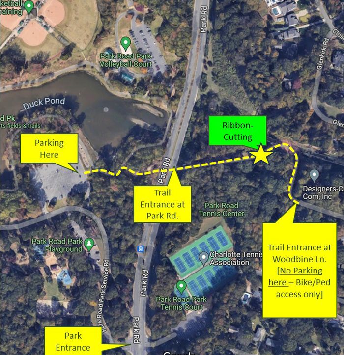 New section of greenway connects SouthPark to the Cross Charlotte Trail ...