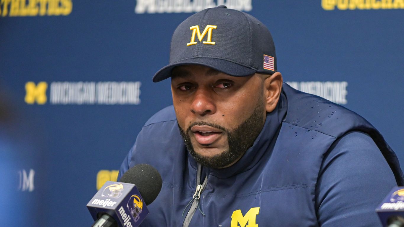 Sherrone Moore fired by U of M, remains jailed as probe continues - Axios Detroit