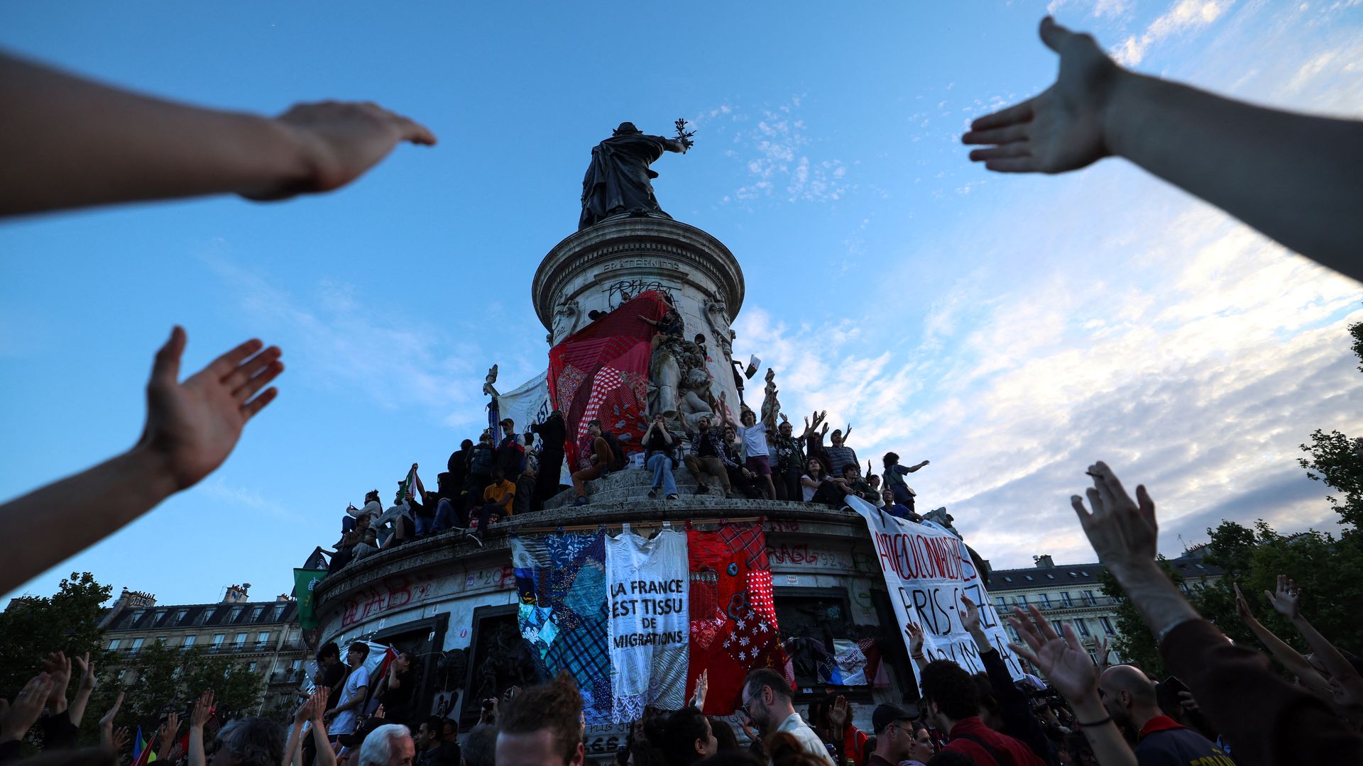 France leftists in elections surge past Macron's bloc, far-right party