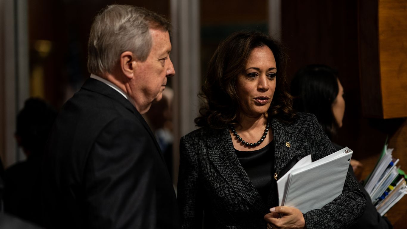 Senate's No. 2 Dem endorses Harris