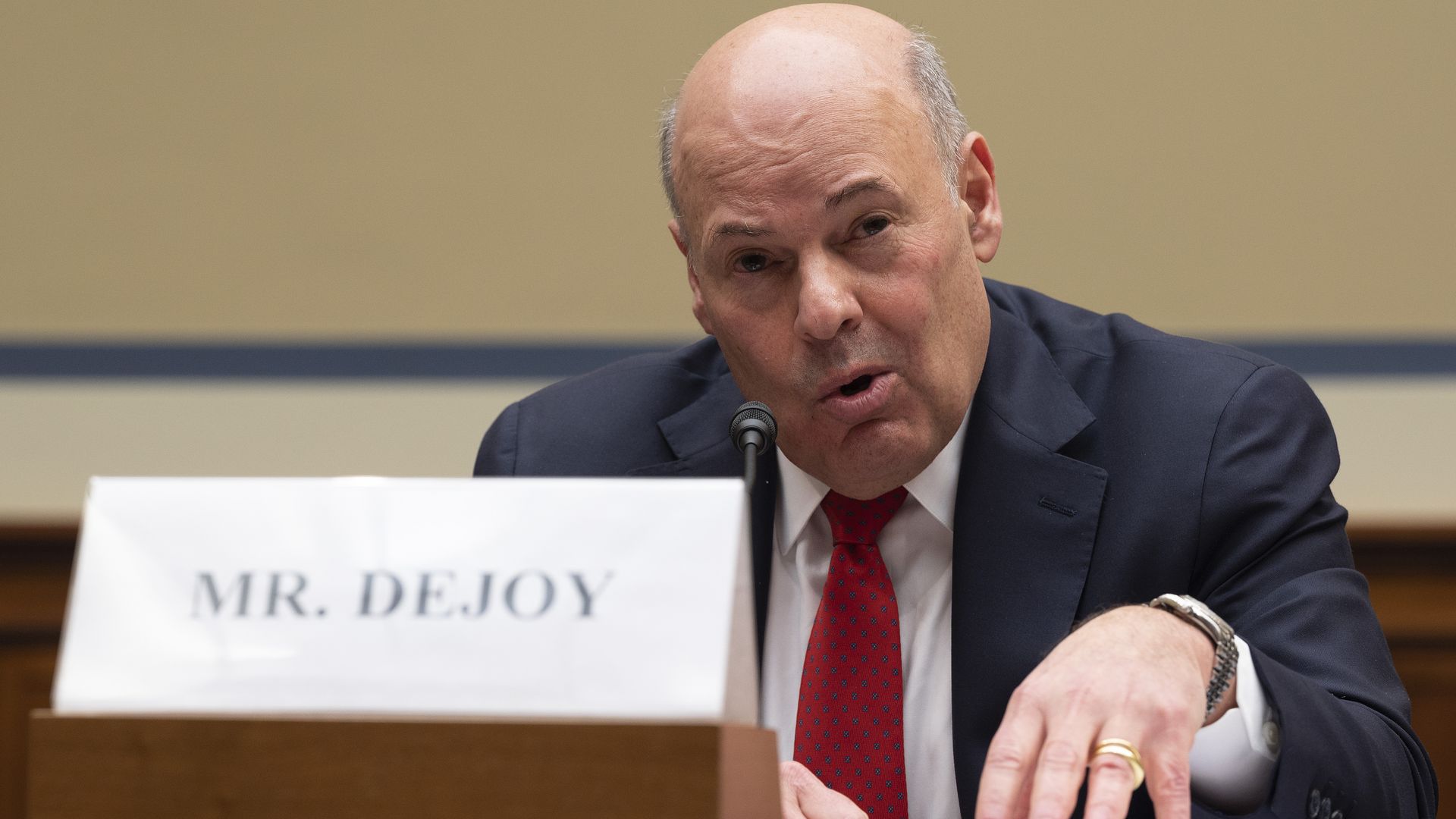 USPS chief DeJoy stepping down immediately