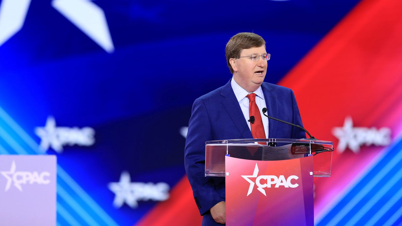 Mississippi Gov. Tate Reeves says it’s a "great day to not be in ...