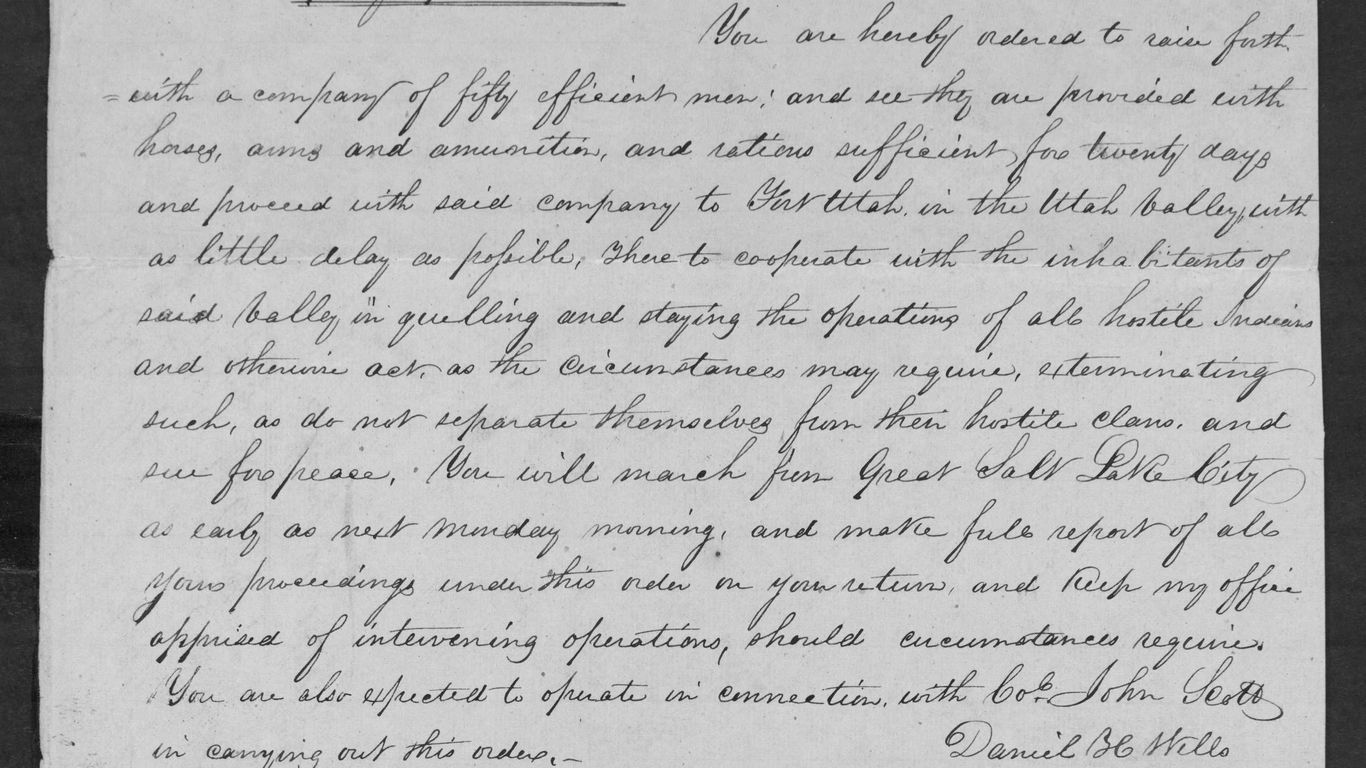 The Fort Utah Massacre: Mormon pioneers killed and decapitated their ...