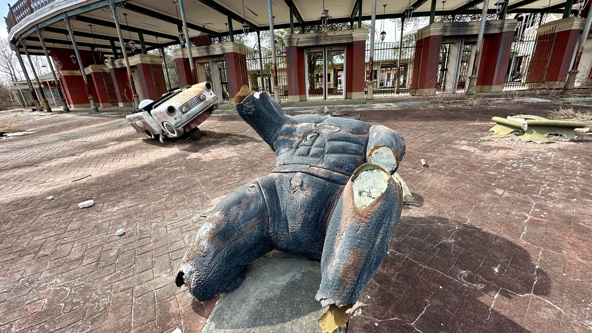 Demolition of old Six Flags is halfway done, developer says - Axios New ...