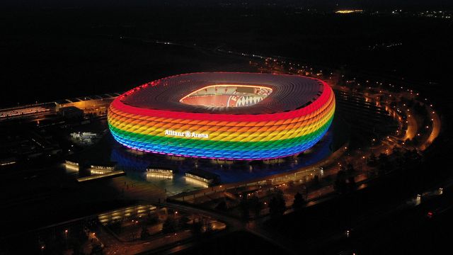 UEFA rejects request to light Munich stadium in rainbow colors for ...