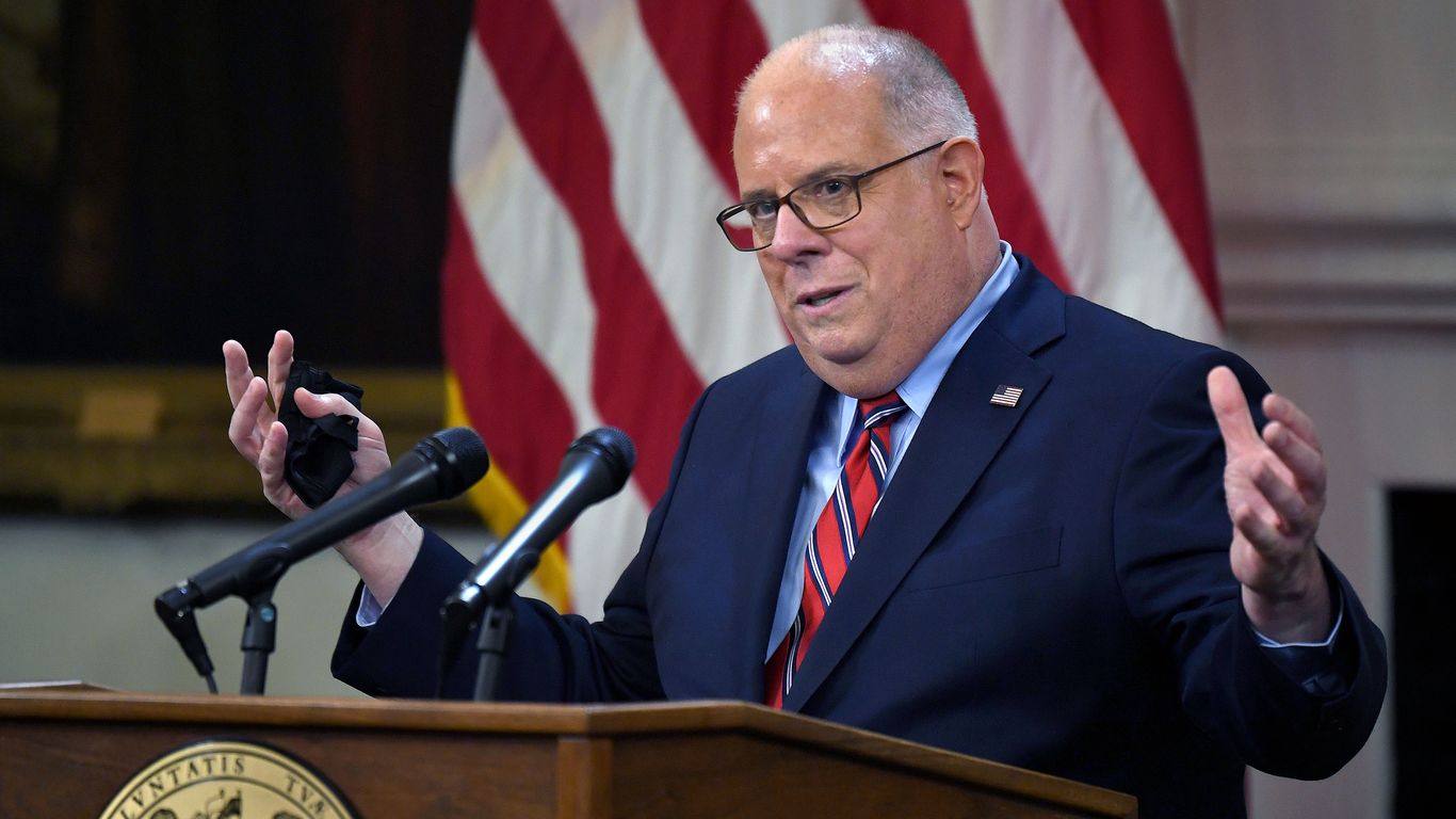 Larry Hogan says he wrote in Ronald Reagan instead of voting for Trump
