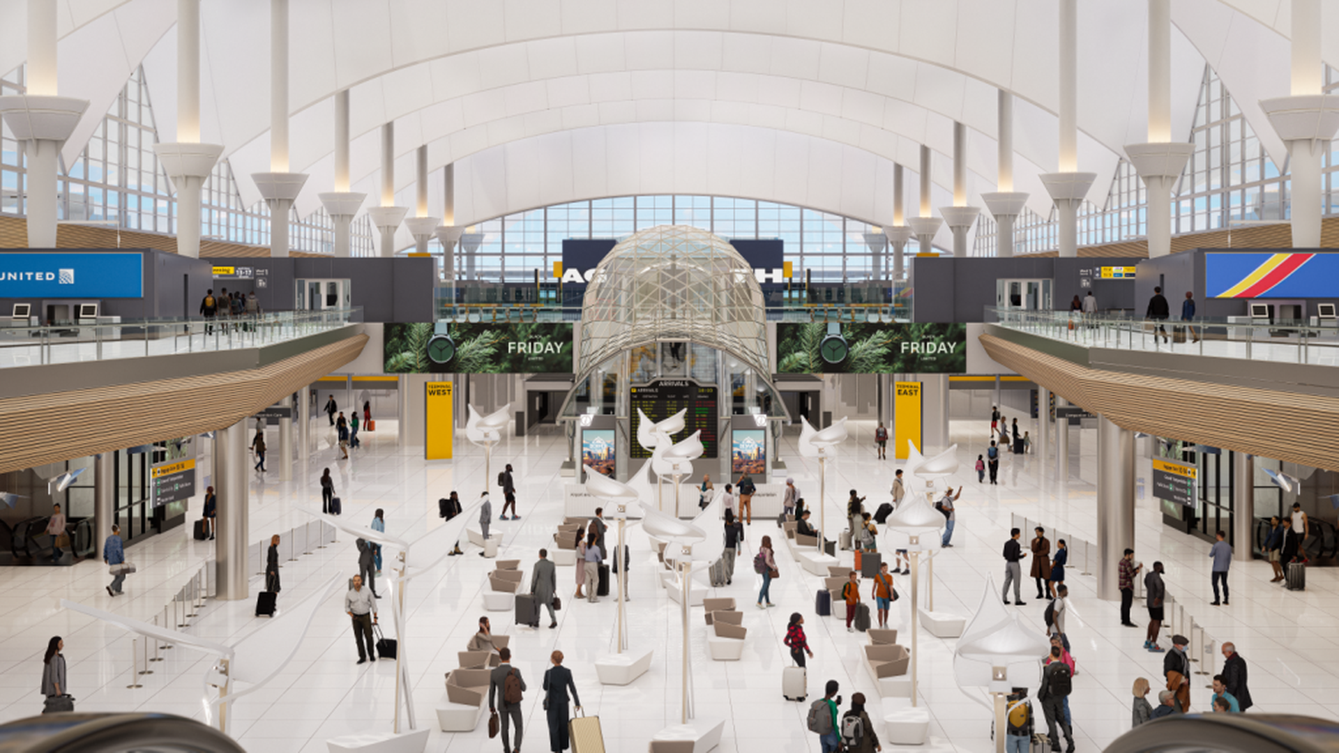 Denver airport's $2B renovation to finish early — see the stunning new ...