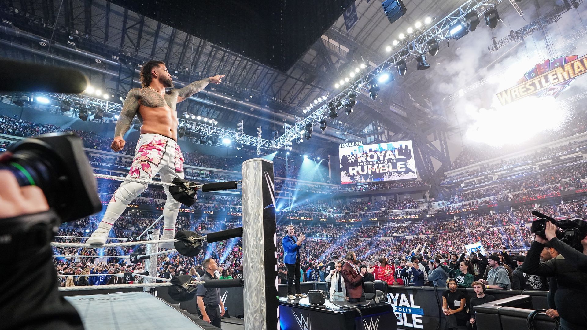 Raw after Royal Rumble: Jey Uso's next move, Logan Paul vs. Kai Cenat - Axios Cleveland