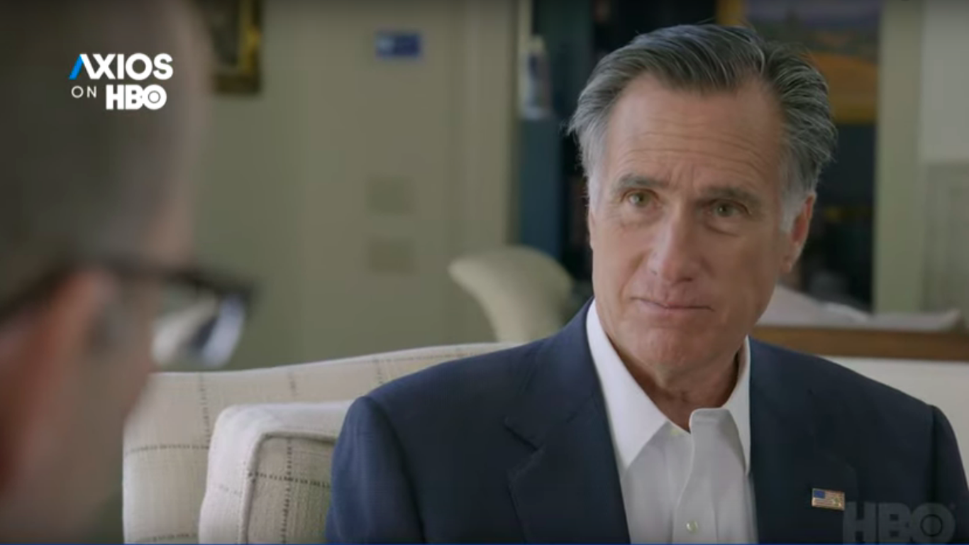 Preview: "Axios on HBO" interviews Sen. Mitt Romney