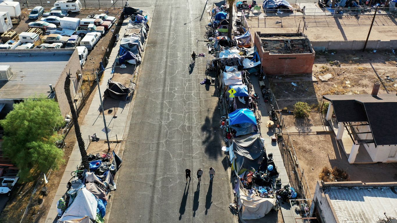 Prop. 312 would punish cities that don't address homeless camps - Axios ...