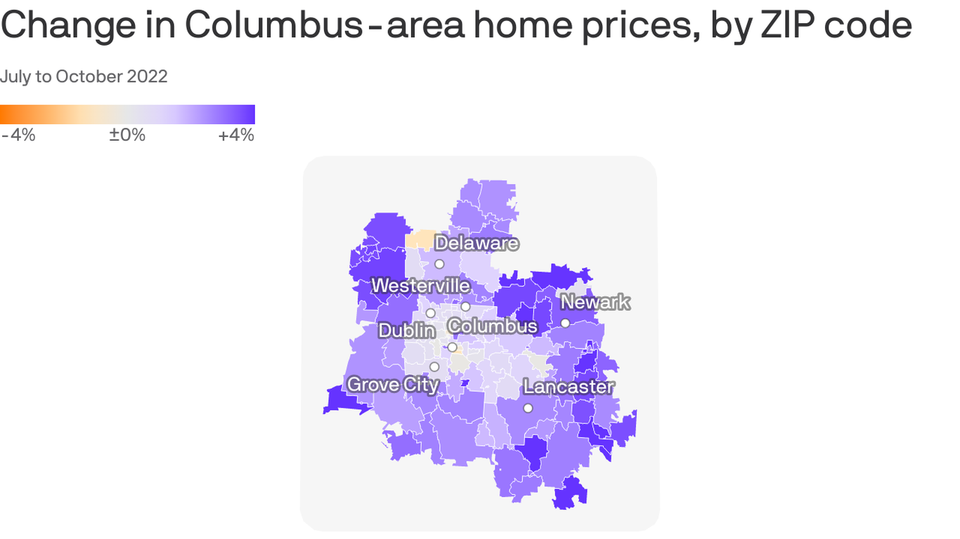 Explore how home prices have changed in central Ohio this year - Axios ...