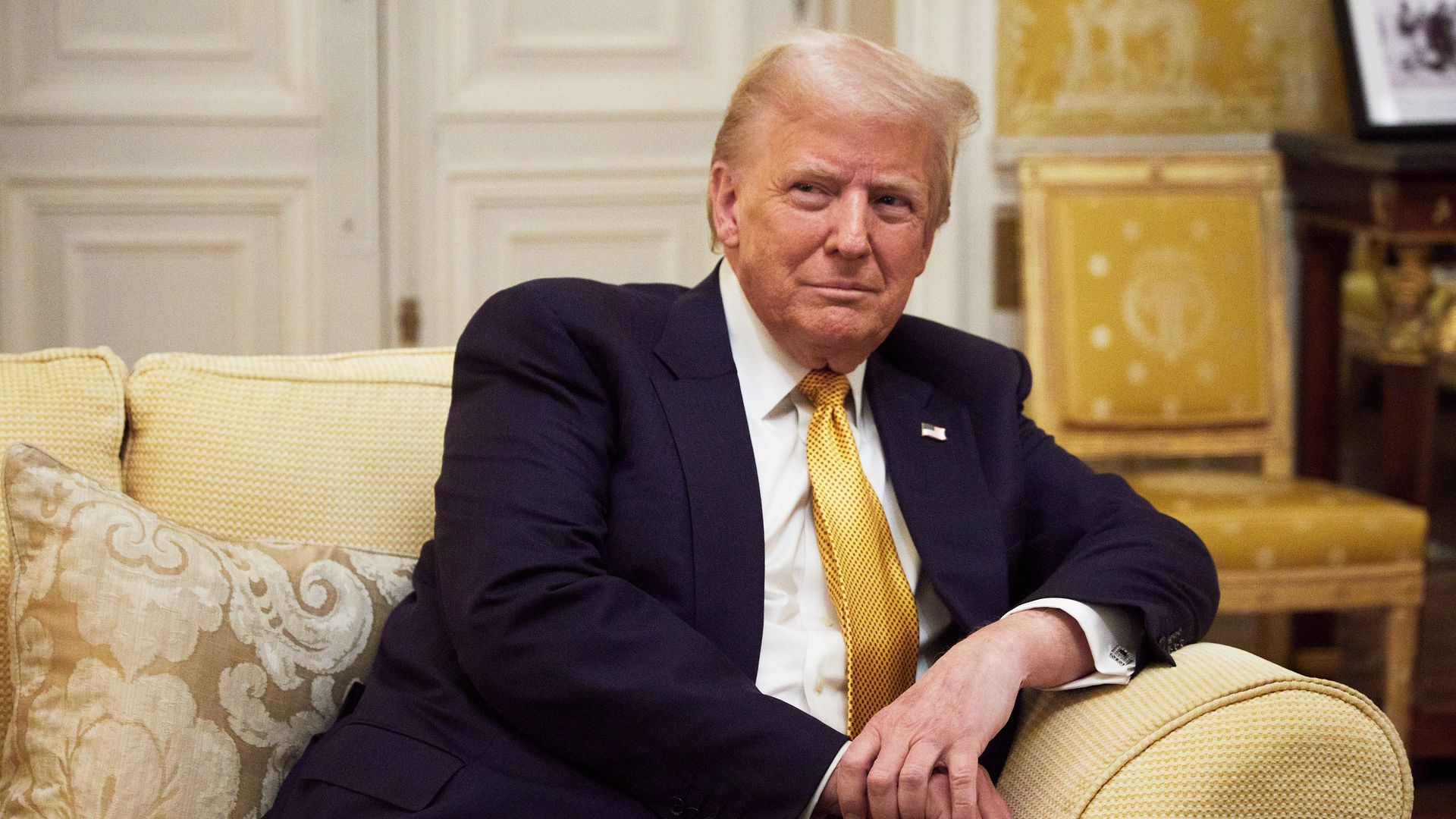 Trump sticks by tariff pledge, won't guarantee inflation impacts