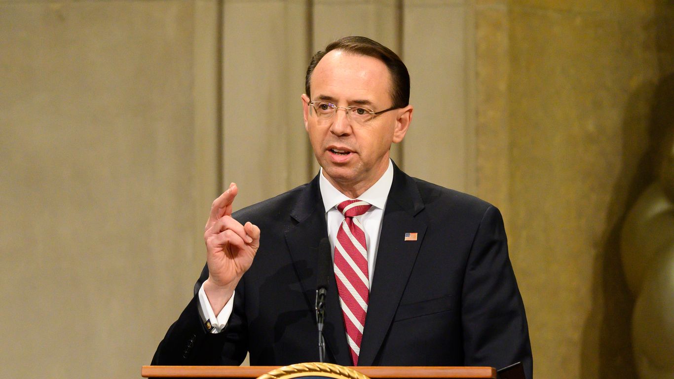 Rod Rosenstein formally submits resignation